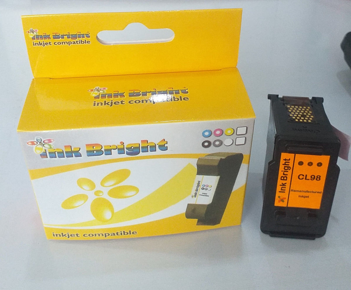 InkBright CL-98 Tri-Color Ink Refillable (CL 98 CL98) – Ink Bright Trading