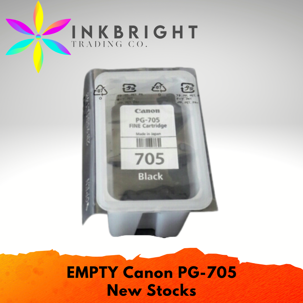 Canon "EMPTY" PG 705 Ink Cartridge – Ink Bright Trading