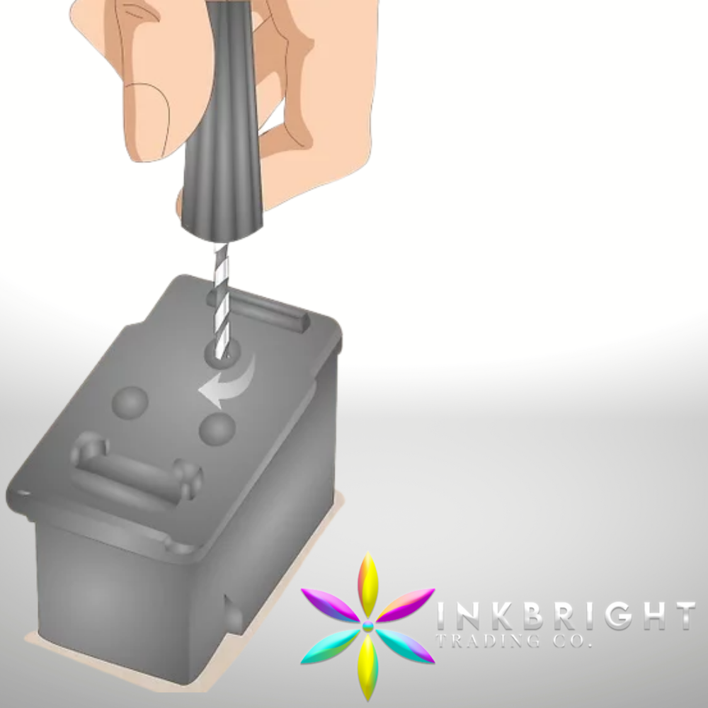 Ink Cartridge Drill + Sealing Plug (CISS Refill Tool for Canon/HP ...